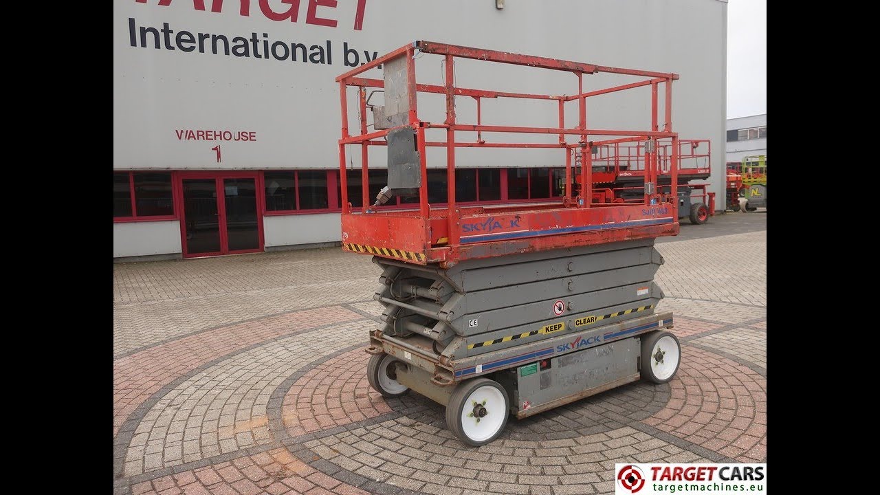780406 SKYJACK SJIII-4632 ELECTRIC SJ-4632 SCISSOR WORK LIFT 2011 ...