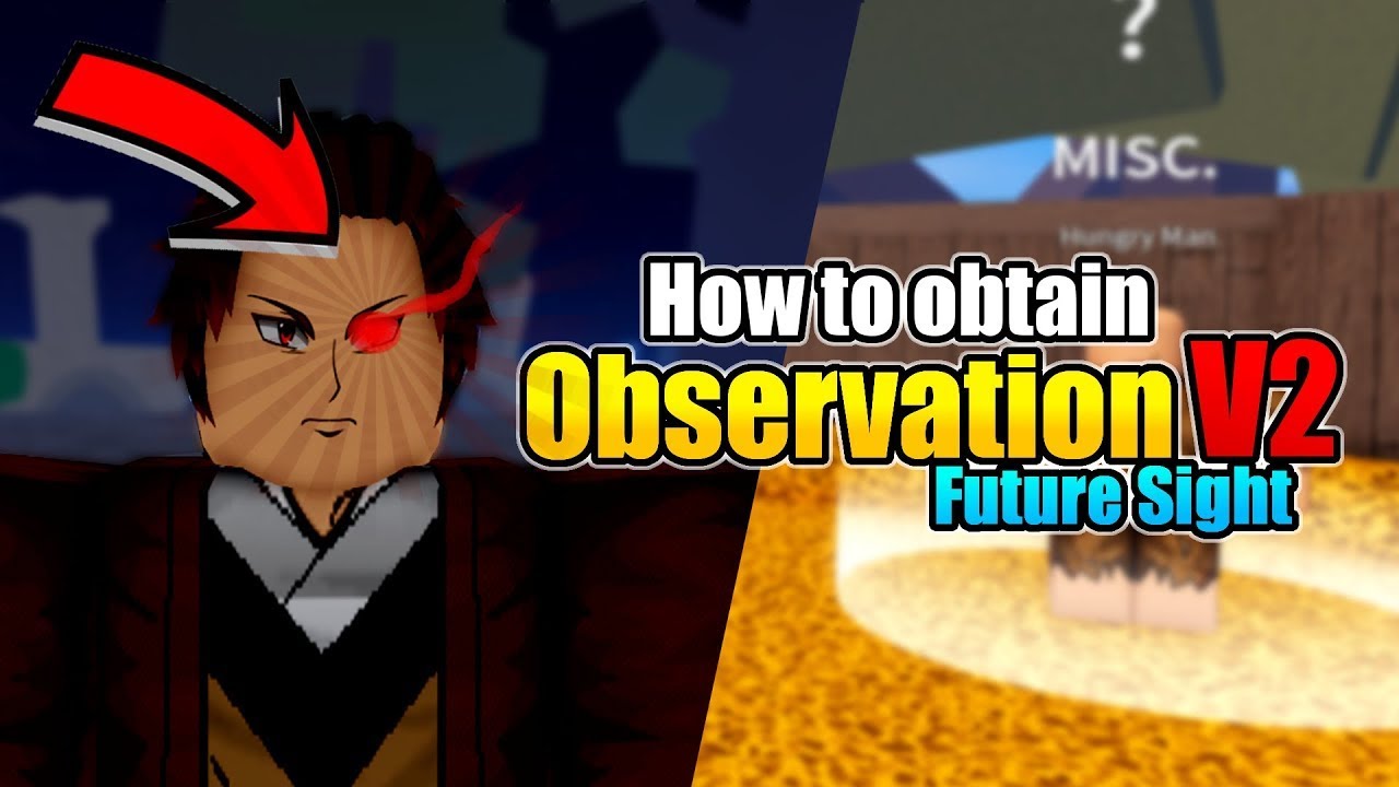 How To Get OBSERVATION HAKI V2 in Blox Fruits! 🔥 Upgrade Vision ...