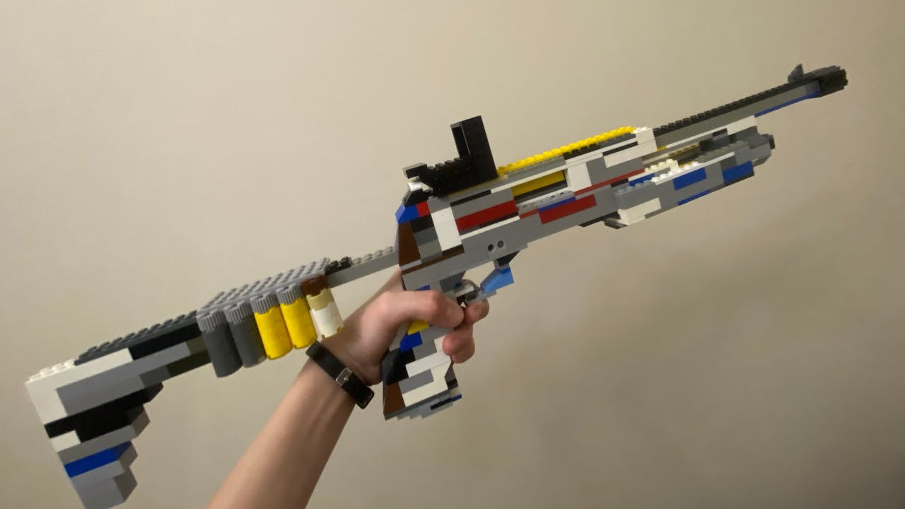 Lego pump shotgun - YouTube