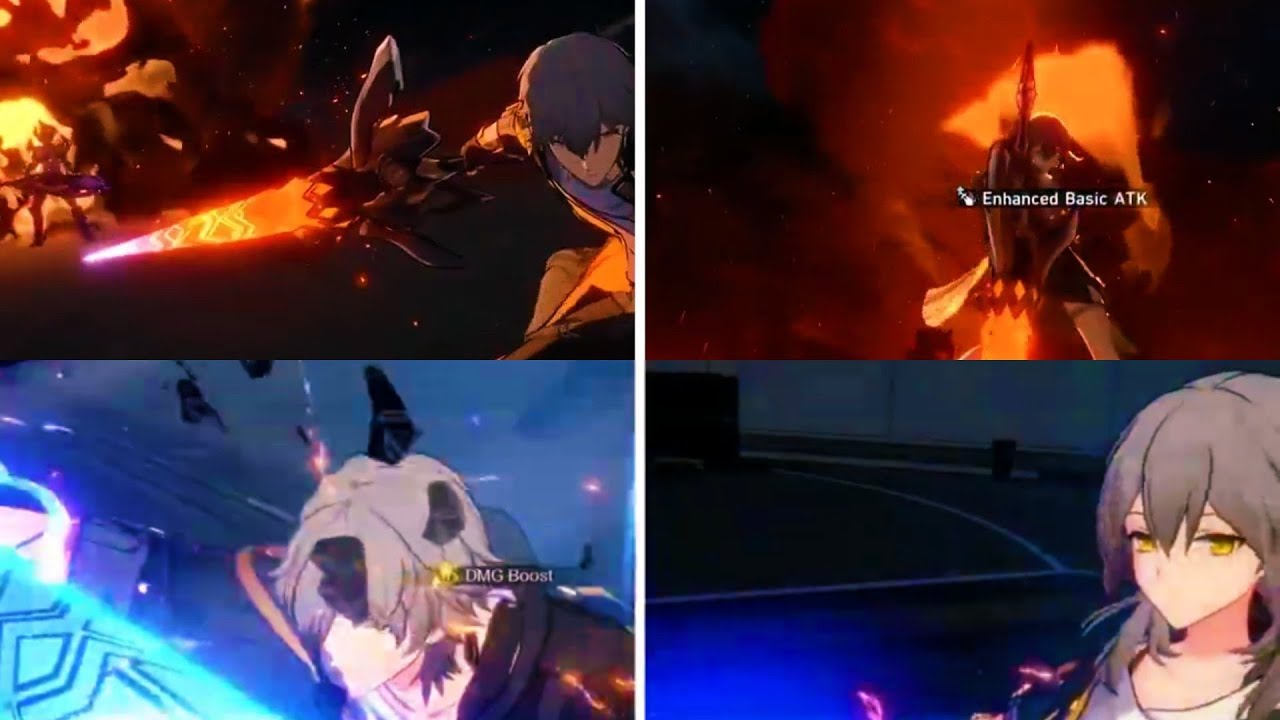 Male MC and Female MC's Physical and Fire Ultimate - Honkai: Star Rail ...