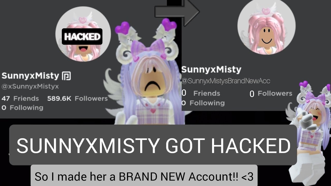 SUNNYXMISTY GOT HACKED... **SO I MADE HER A BRAND NEW ACCOUNT ...
