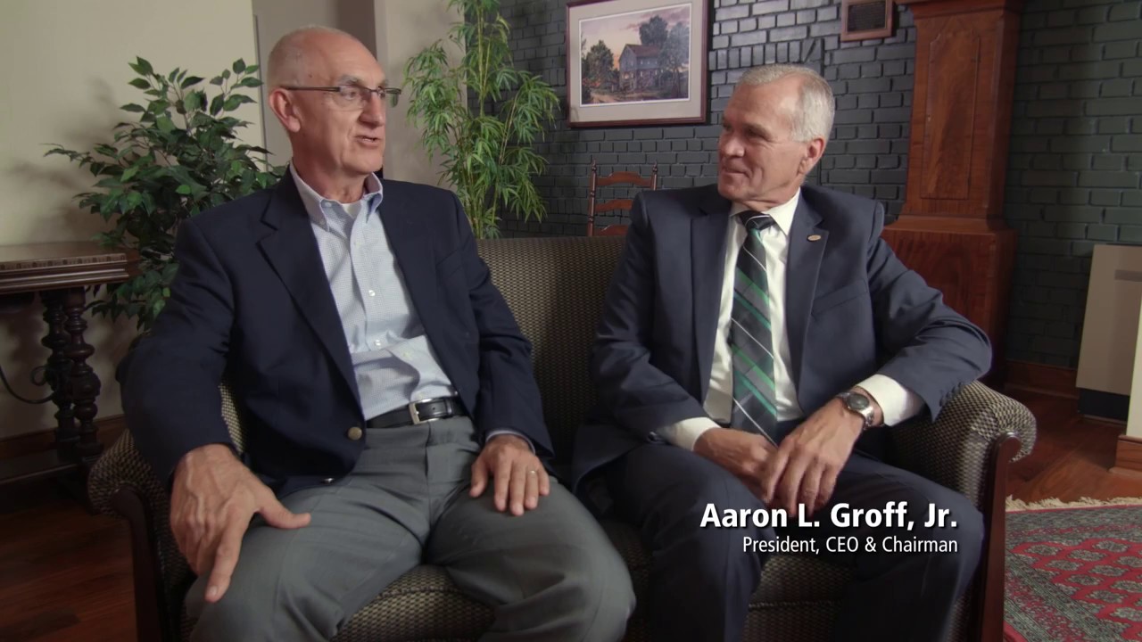 Aaron L. Groff, Jr. Celebrates 50 Years at Ephrata National Bank - YouTube