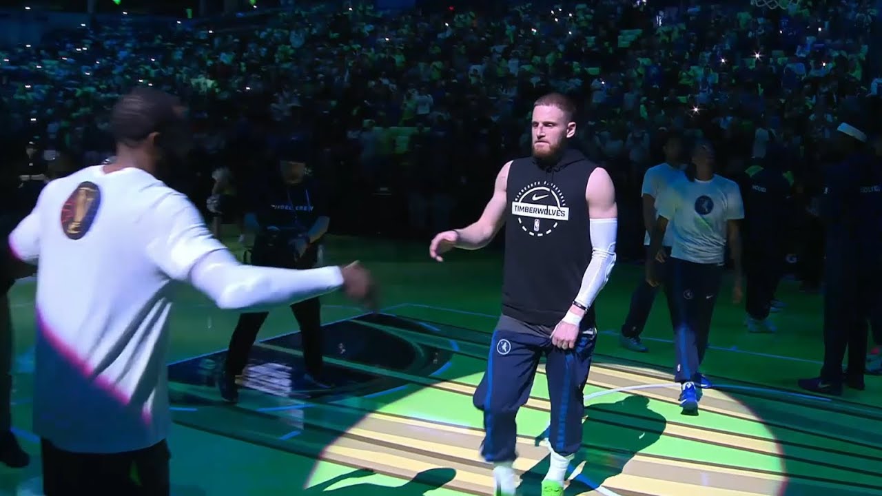 Minnesota Timberwolves Intro 2025 NBA Cup - Wolves Starting Lineup ...