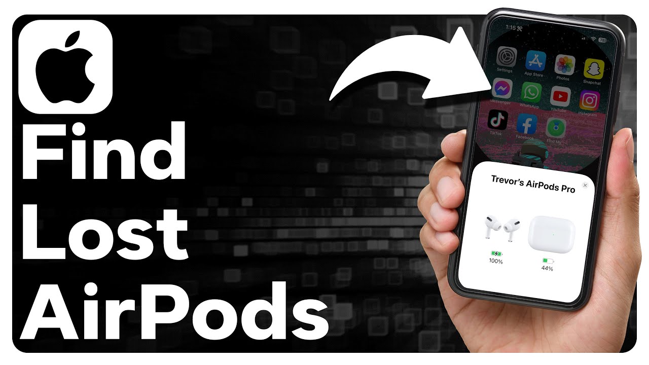 How To Find Lost AirPods - YouTube