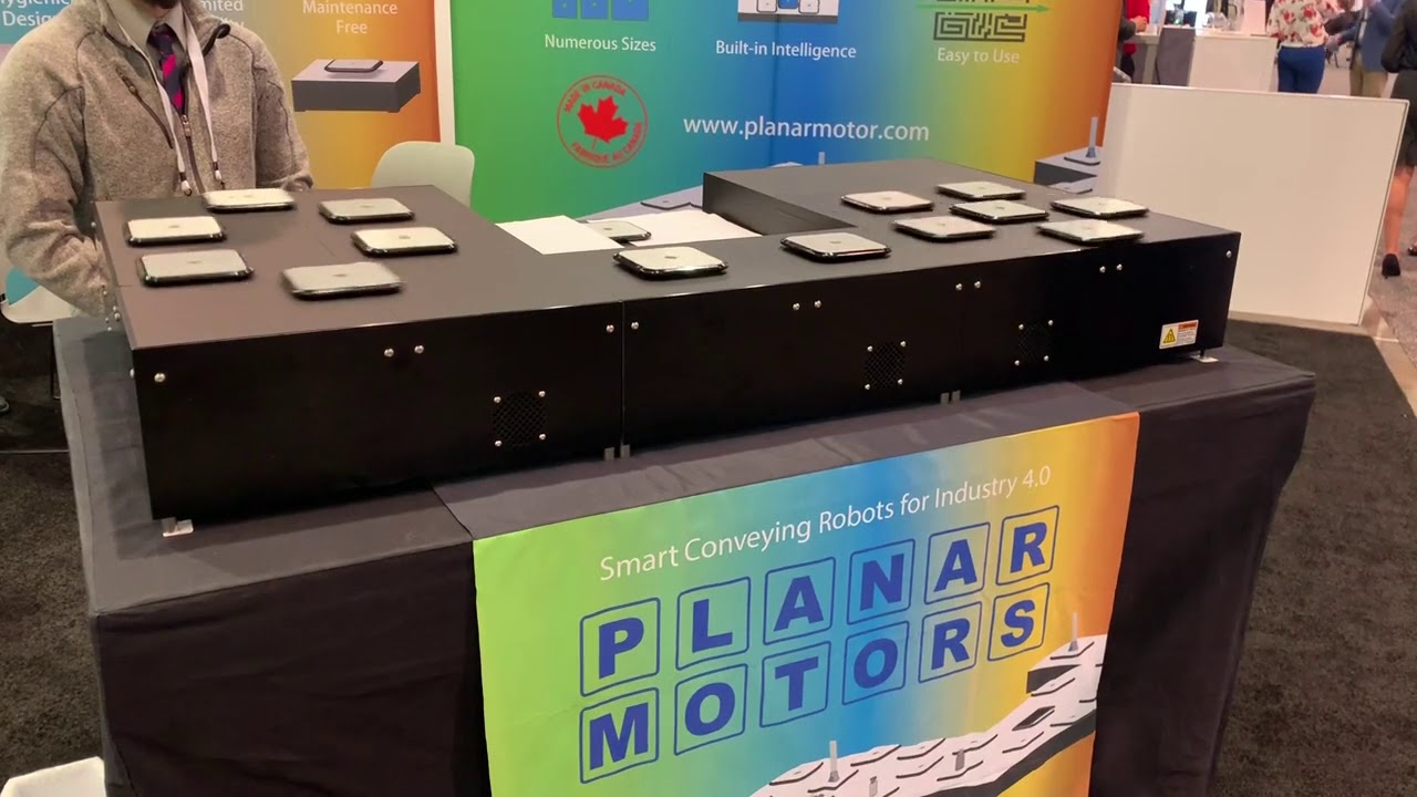 Planar Motor at PackExpo 2019 - YouTube