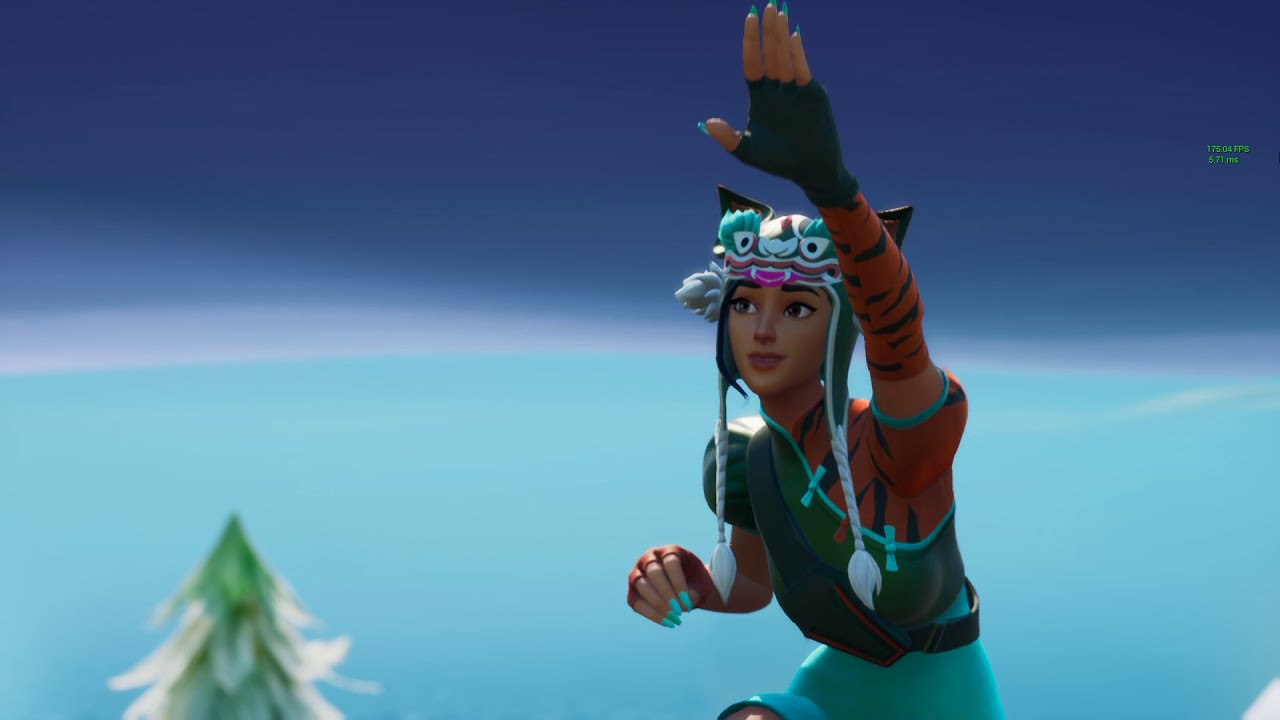 Fortnite "TIGERESS" Skin Showcased In Replay Mode With 69+ EMOTES 😍 ️ ...