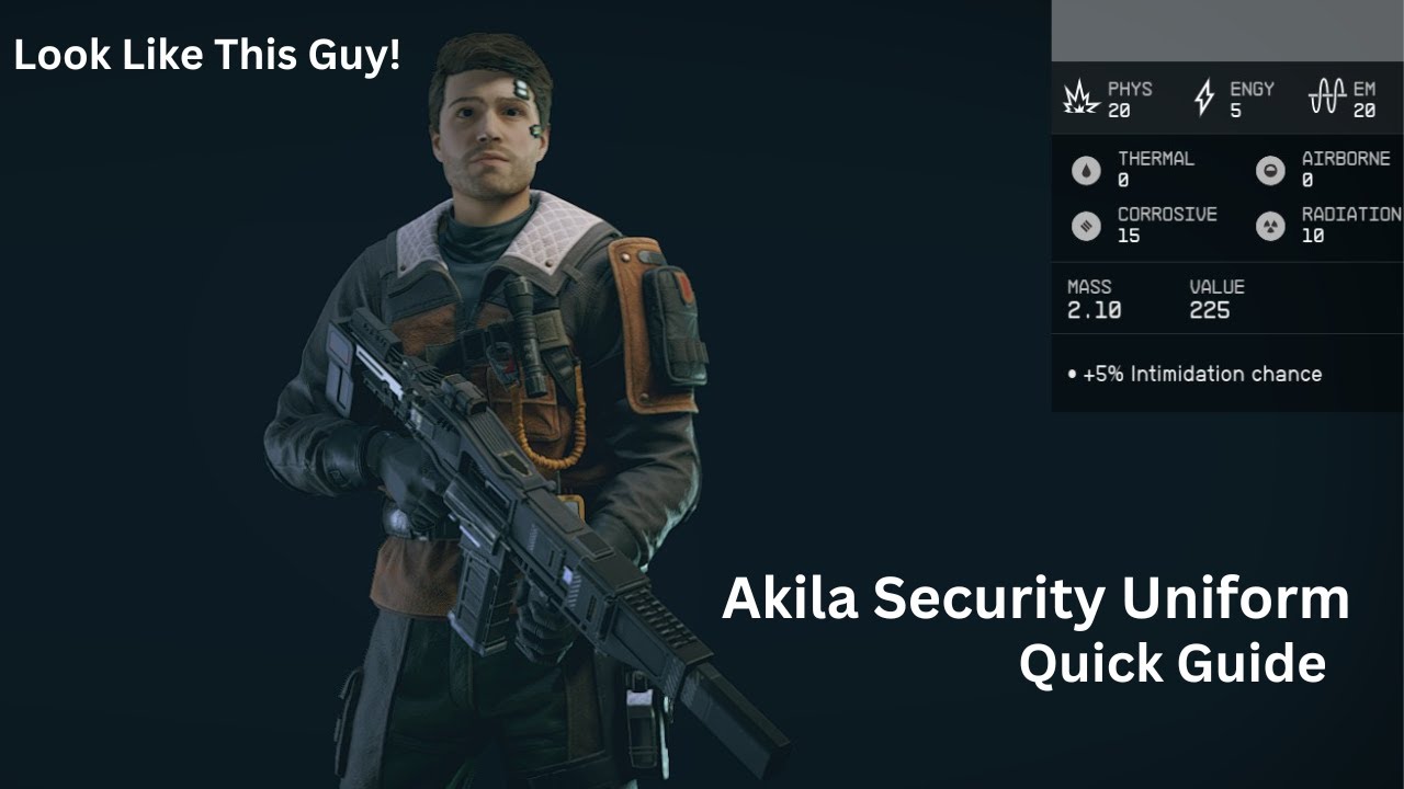 Akila Security Uniform Location - Starfield - YouTube