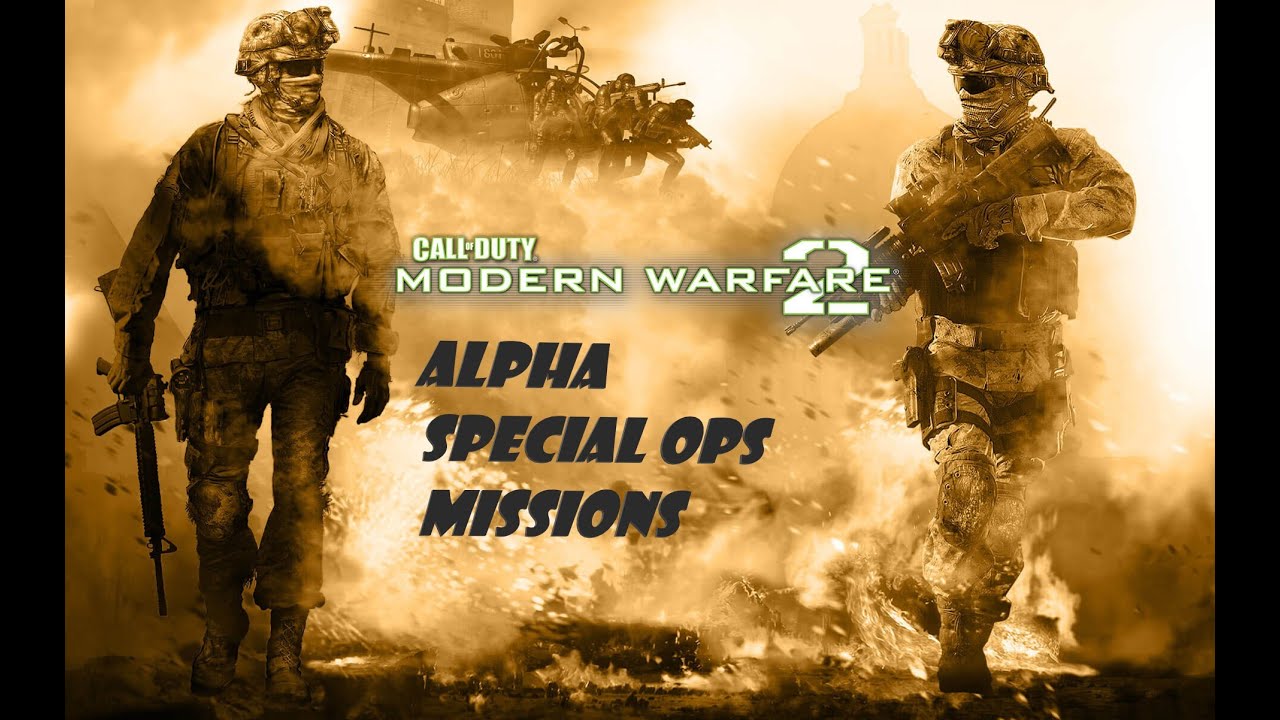 Modern Warfare 2 || Special Ops Alpha || Solo Gameplay - YouTube
