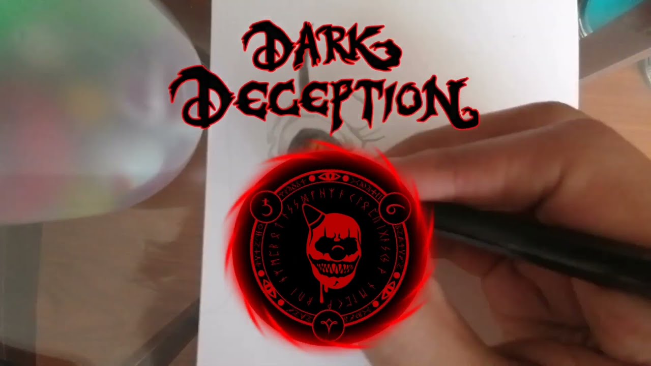Funnydraws |dark deception |drawing clown gremlins - YouTube