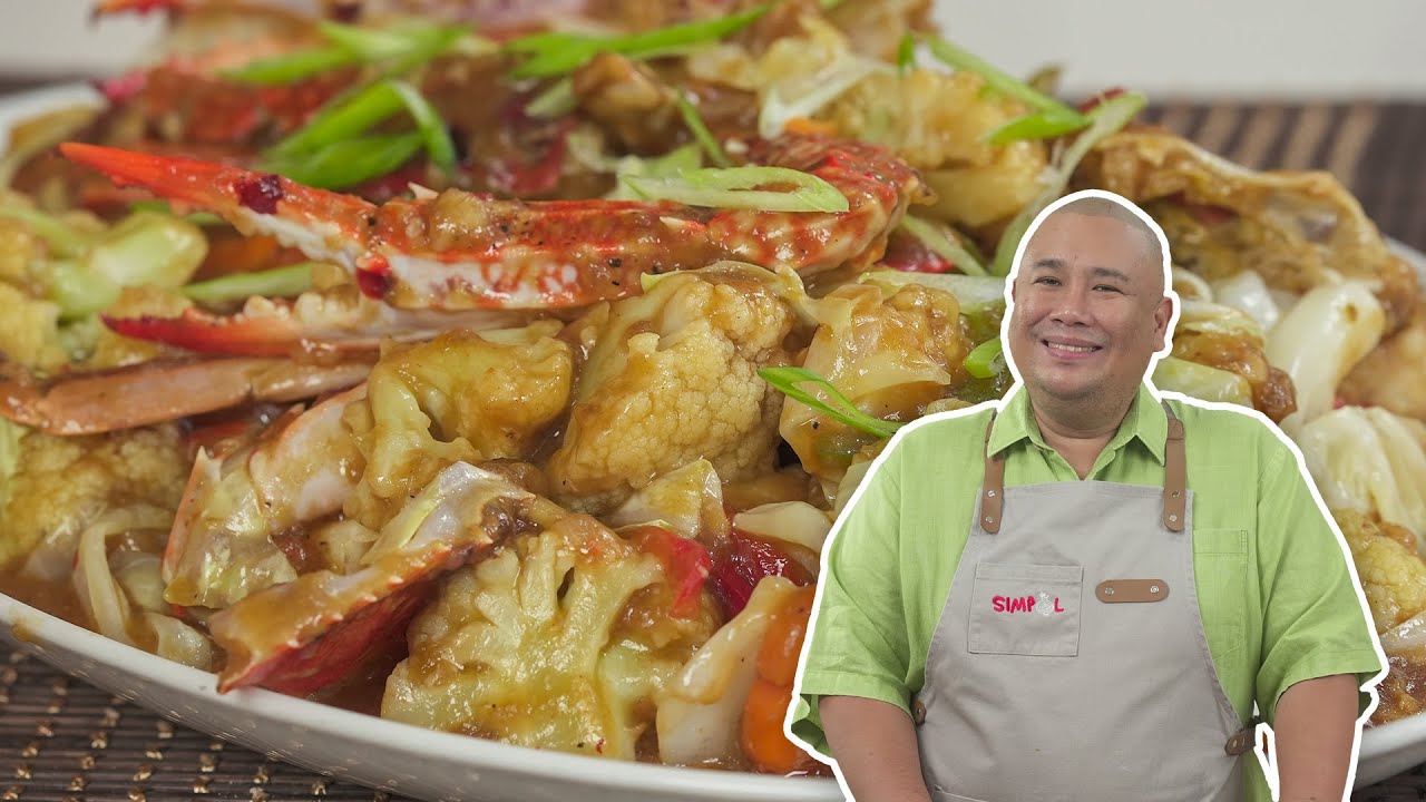 Pinabonggang Sweet Chili Crab with Vegetables | SIMPOL | CHEF TATUNG ...