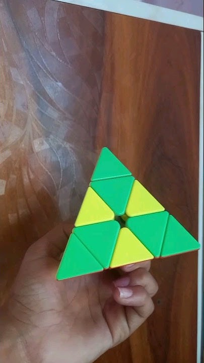 How to make pattern in pyraminx cube - YouTube