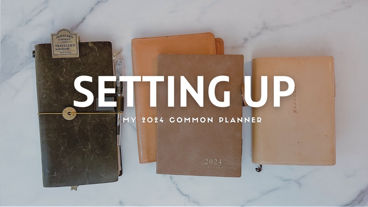 2024 Planner Line Up & Common Planner Setup - YouTube
