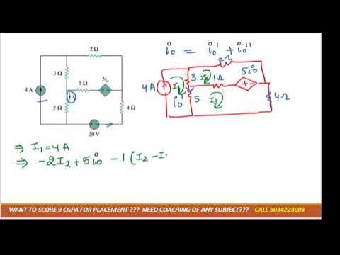 superposition theorem by current dependent voltage source CDVS - YouTube