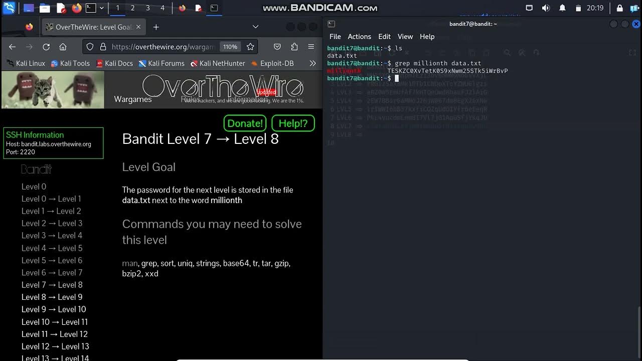 Cracking the Code: OverTheWire Bandit Level 7 Walkthrough (Beginner Friendly) - YouTube