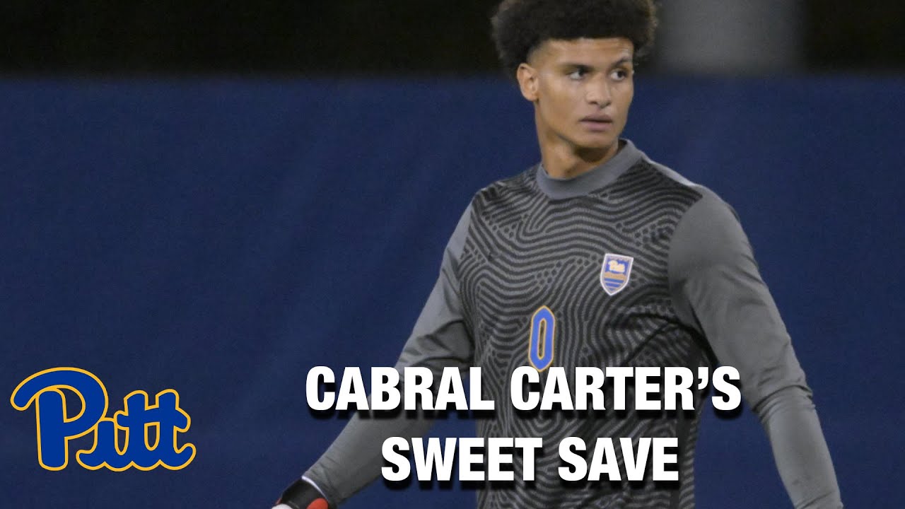 Pitt Goalkeeper Cabral Carter's Sweet Point-Blank Save - YouTube