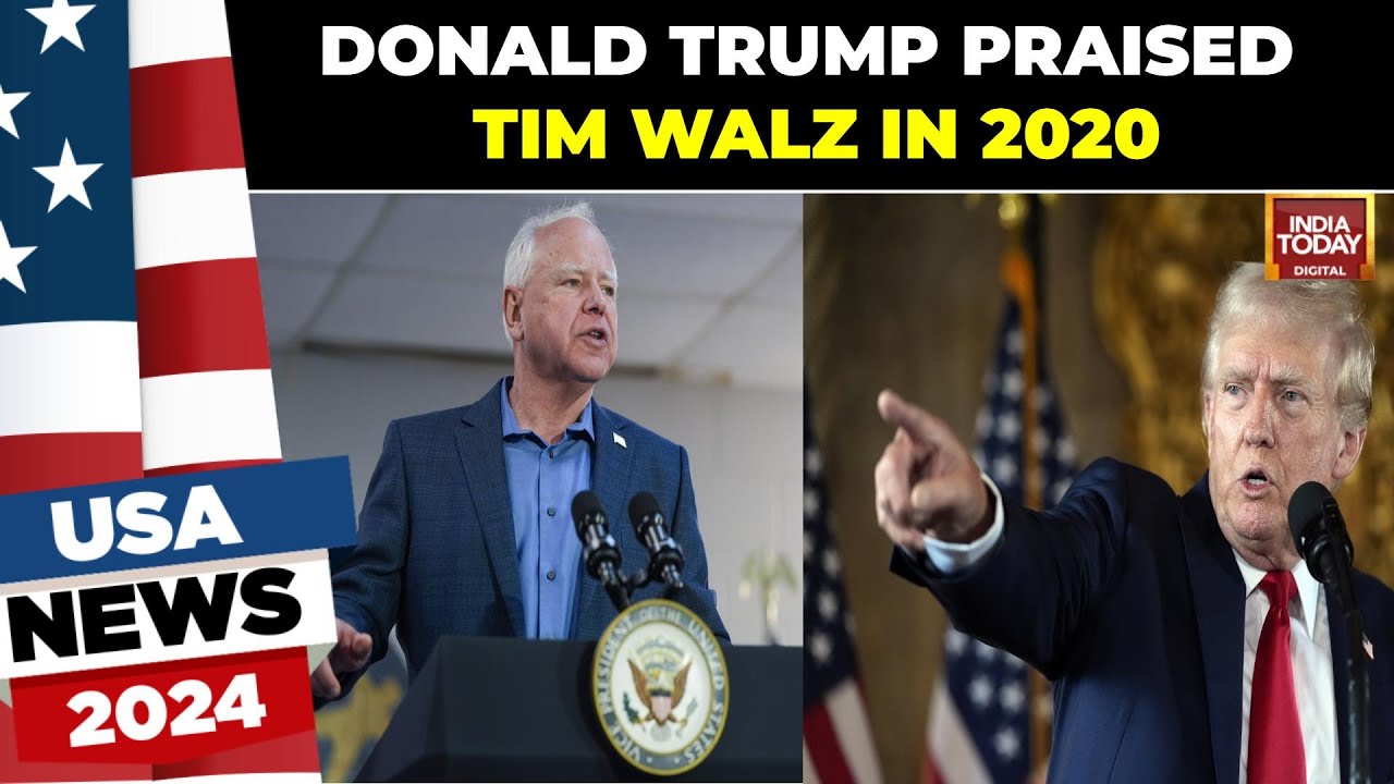 Trump Praised Governor Tim Walz in 2020 For Response To Floyd Murder ...