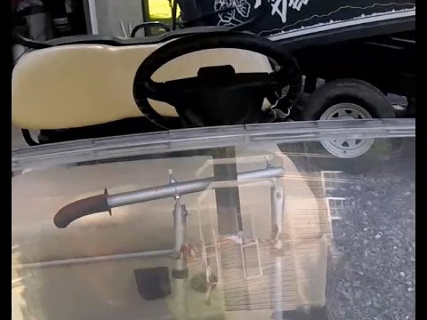 Prototype - Hand Controls for a Golf Cart -Redneck Style- - YouTube