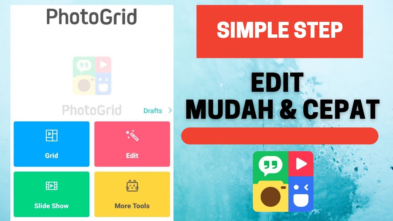 EDIT MUDAH & CEPAT GUNA PHOTO GRID - YouTube