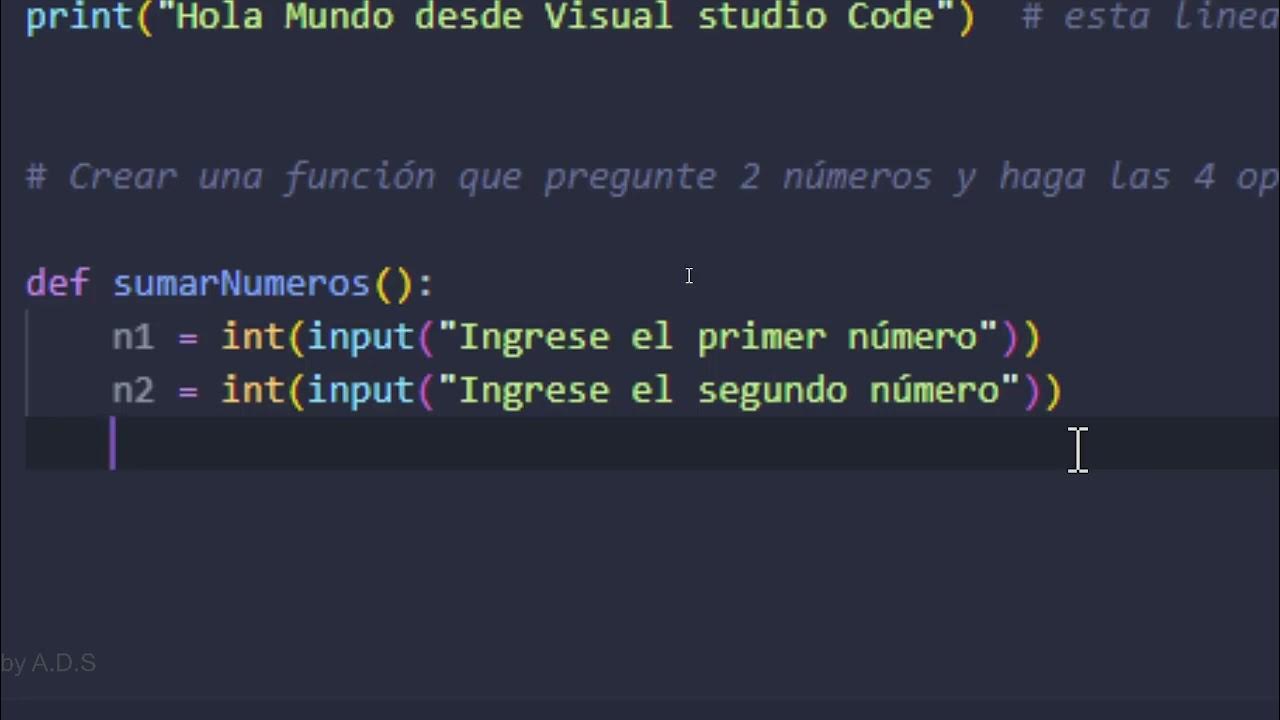 Python programación funcional VSCode 1002 02 - YouTube
