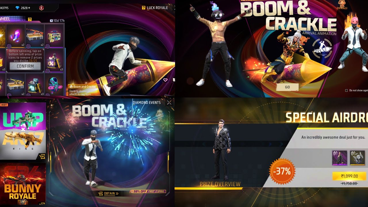 Boom 💥 and Crackle Arrival Animation | New event | New Event today free ...