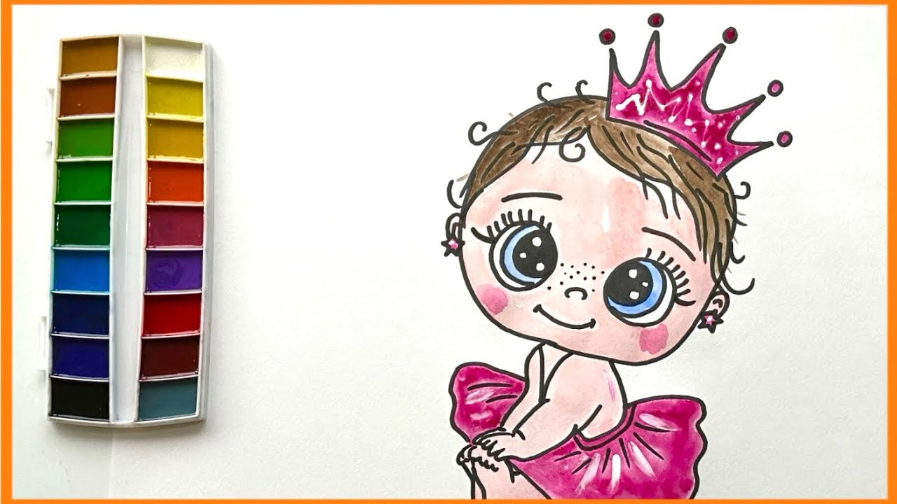 How To Draw A Baby | Easy Drawing For Kids - YouTube