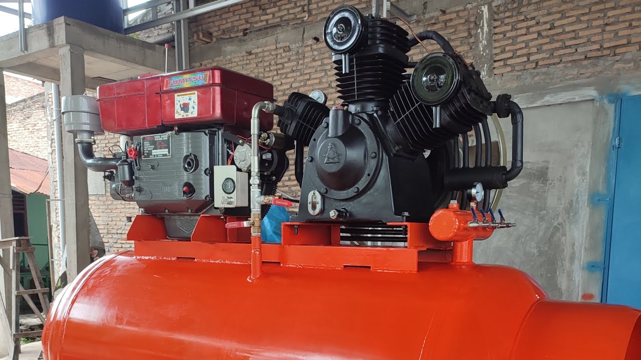 Kompresor Besar Tekanan Tinggi 15HP 30BAR - Highpressure air Compressor ...
