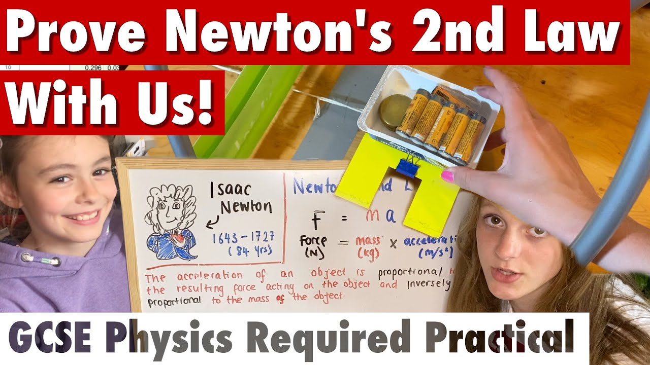 Newtons 2nd Law F=ma - GCSE Required Practical Acceleration (9-1) DIY ...