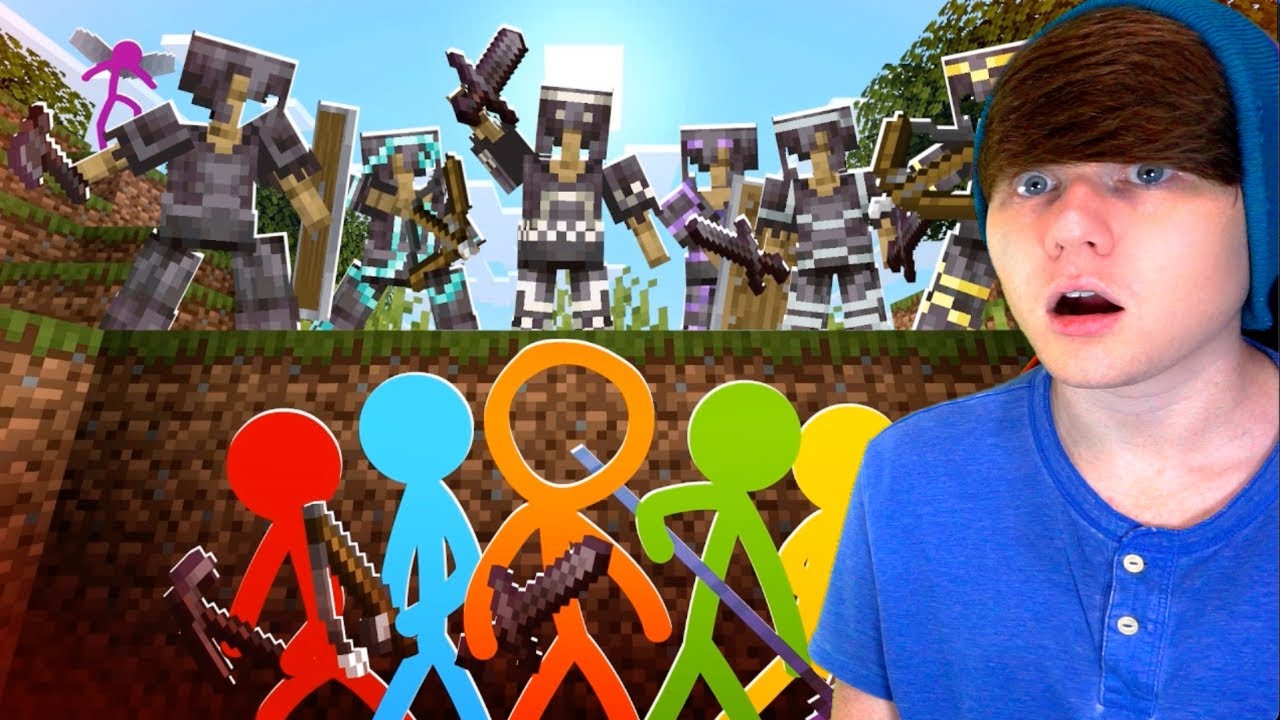 Hardcore Manhunt - Animation vs. Minecraft Shorts Ep 37 Alan Becker ...