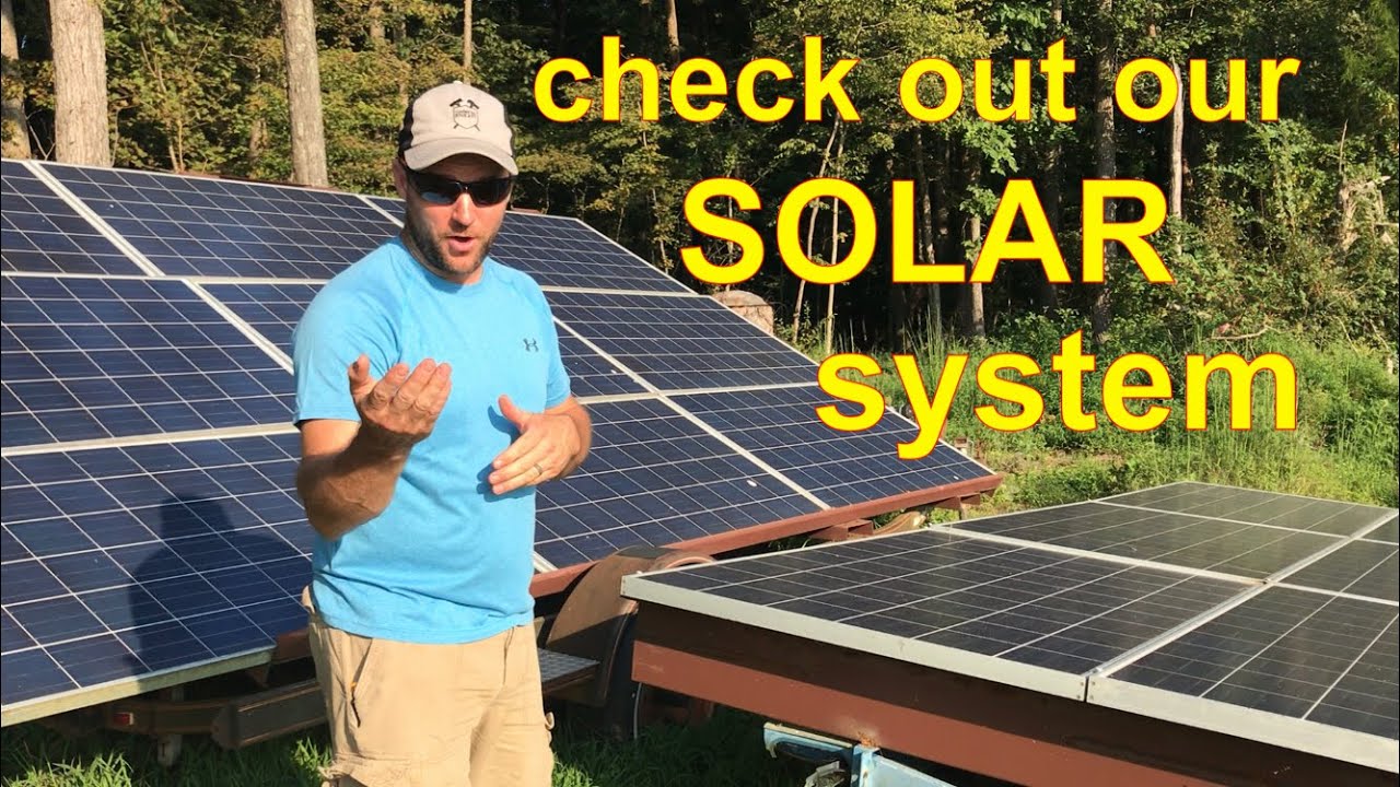 Our Solar System for our Off-Grid Pole Barn House EP14 - YouTube