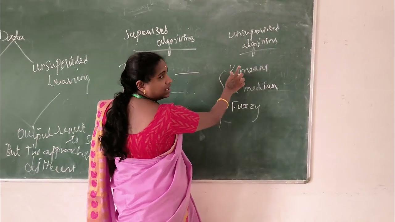 lecture vedio||DrBAngelin||Assistant Professor||Department of IT||Supervised& Unsupervised ...