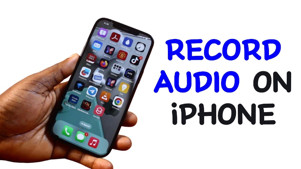 How to Record Audio on iPhone | ALL iPhone - YouTube
