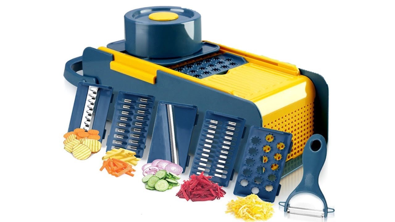 Safe Handheld Vegetable Slicer - YouTube