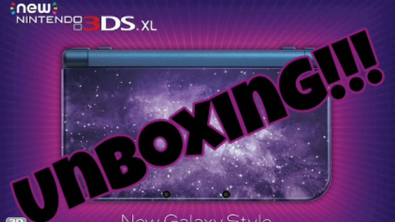 Galaxy Edition New 3ds XL Unboxing - YouTube