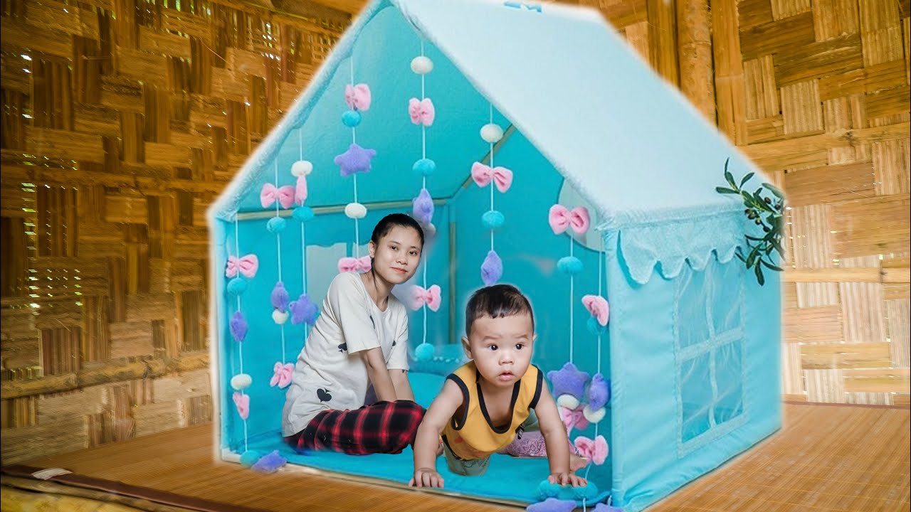 Single Mom - Make a playground for children using PVC pipes, Build and ...