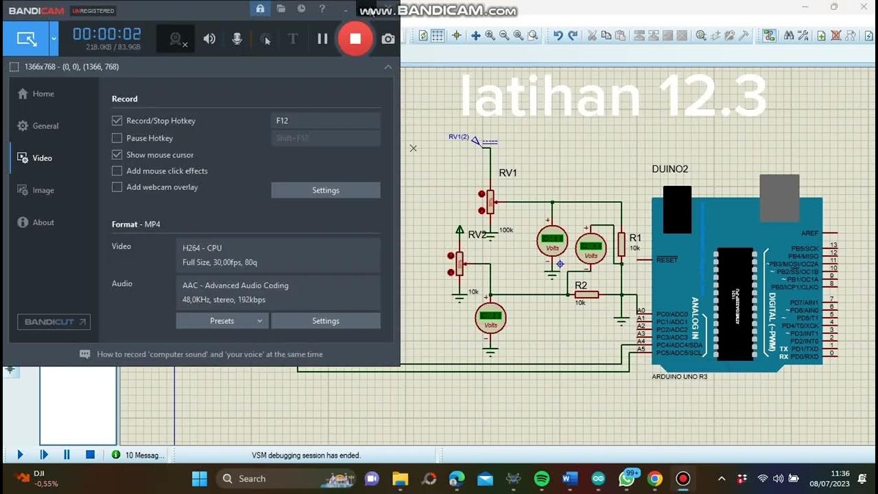 Simulasi input analog (ADC) pada orduino - Yoga pratama - YouTube