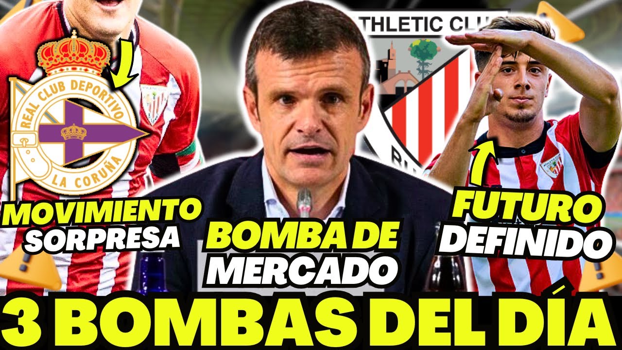 💥😱¡OCURRIÓ HACE 2 MIN! DEPORTIVO BUSCA ESTRELLA DEL ATHLETIC Y FUTURO ...