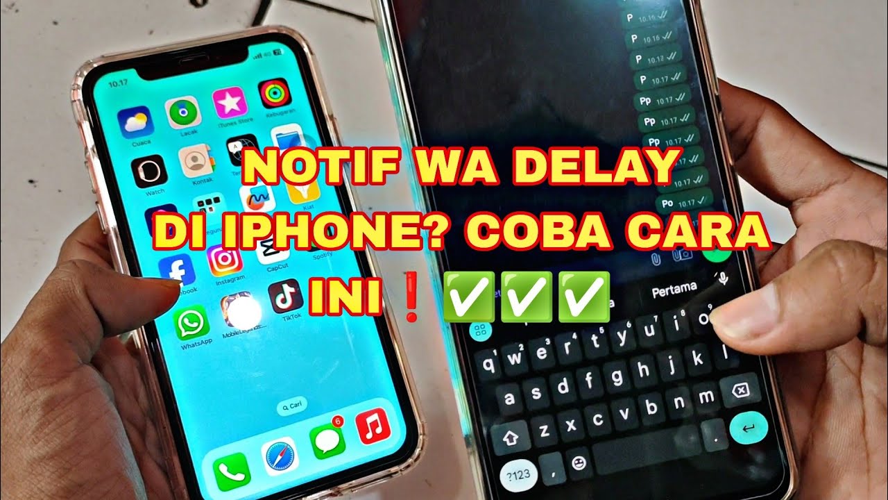 NOTIF WA DI IPHONE KALIAN DELAY? BAHKAN GAK MASUK NOTIF Ni solusinya ...