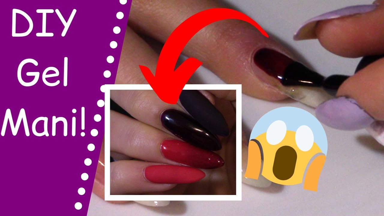 Gel Nail Polish At Home With Uv Light Diy Gel Nails With Uv Light The Polish Queen Youtube