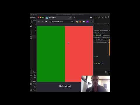 Integrating d3.js with React - React + D3 Hello World - 'Hello D3' Class Component - YouTube