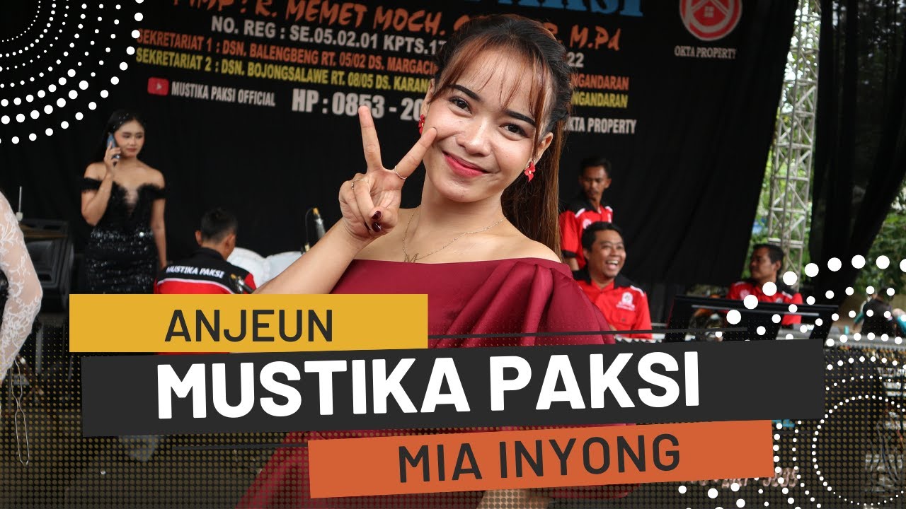 Anjeun Cover Mia Inyong (LIVE SHOW Buniayu Parigi Pangandaran) - YouTube