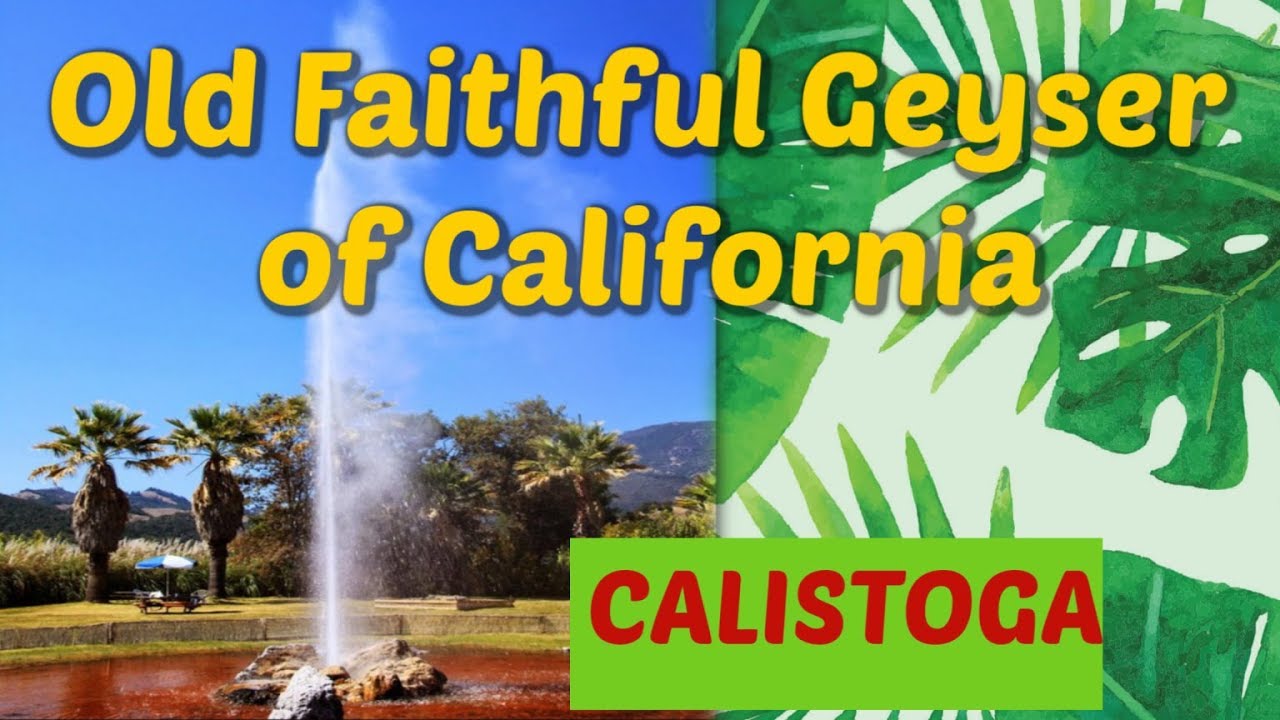 ★OLD FAITHFUL GEYSER of California,HOT SPRINGS CALISTOGA, 2019★ - YouTube