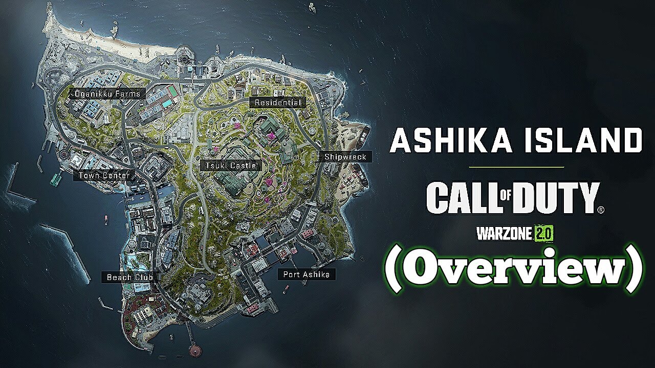 New Warzone 2.0 Ashika Island Resurgence Map (Overview) - YouTube