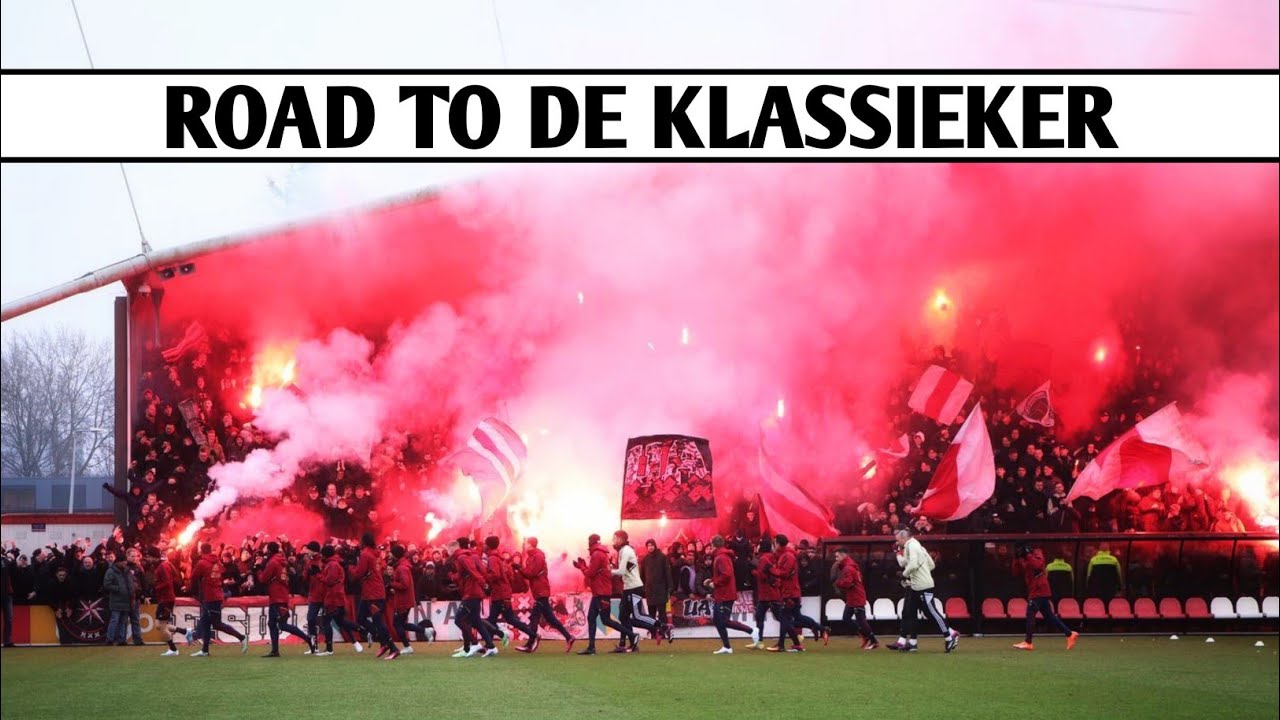 Ajax Fans Supports The Official Training Before Derby || Ajax Amsterdam ...