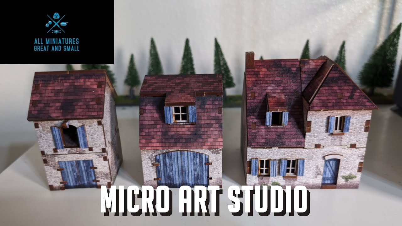 Micro Art studio - Normandy 15mm Building review - YouTube