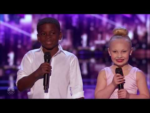 Artyon and Paige Are a Mini Heidi & Seal Love Duo on America's Got Talent!