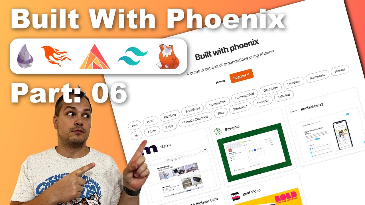 Building "Built with Phoenix" PART: 06 - YouTube