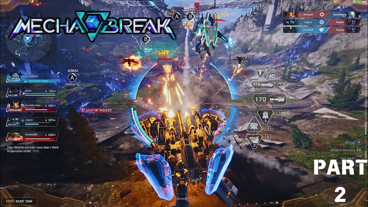 Mecha Break Gameplay Part 2 (Finding out with Tricera) - YouTube