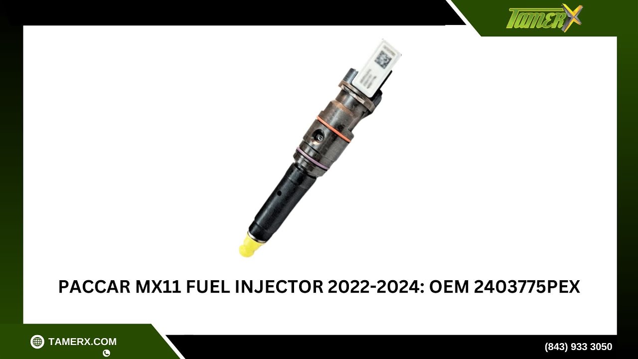 Paccar MX11 Fuel Injector 2022-2024: OEM 2403775PEX - YouTube