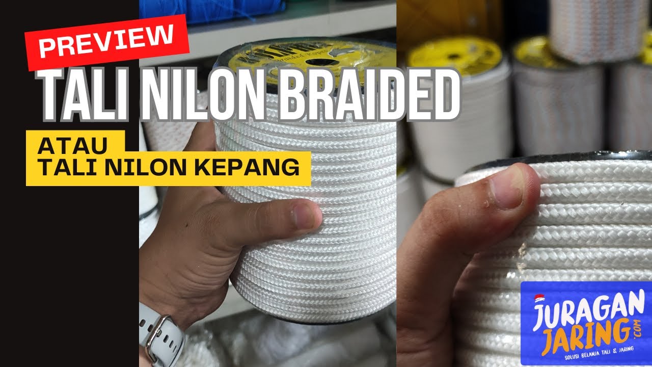 TALI NILON BRAIDED 6 MM - YouTube