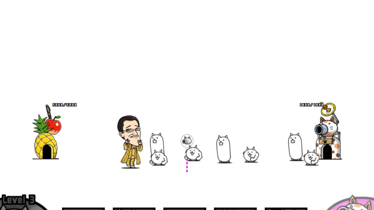 The Battle Cats Vs PIKOTARO (PPAP) - YouTube